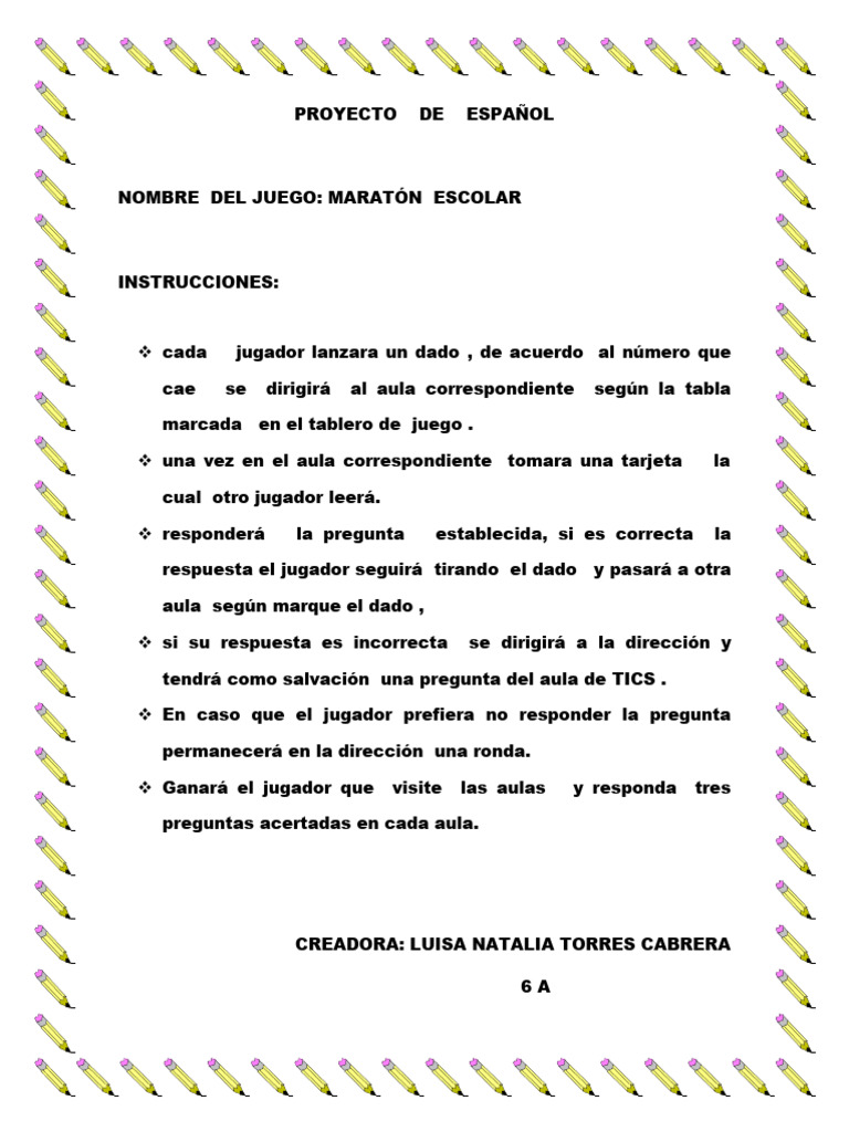 Proyecto de Español | PDF