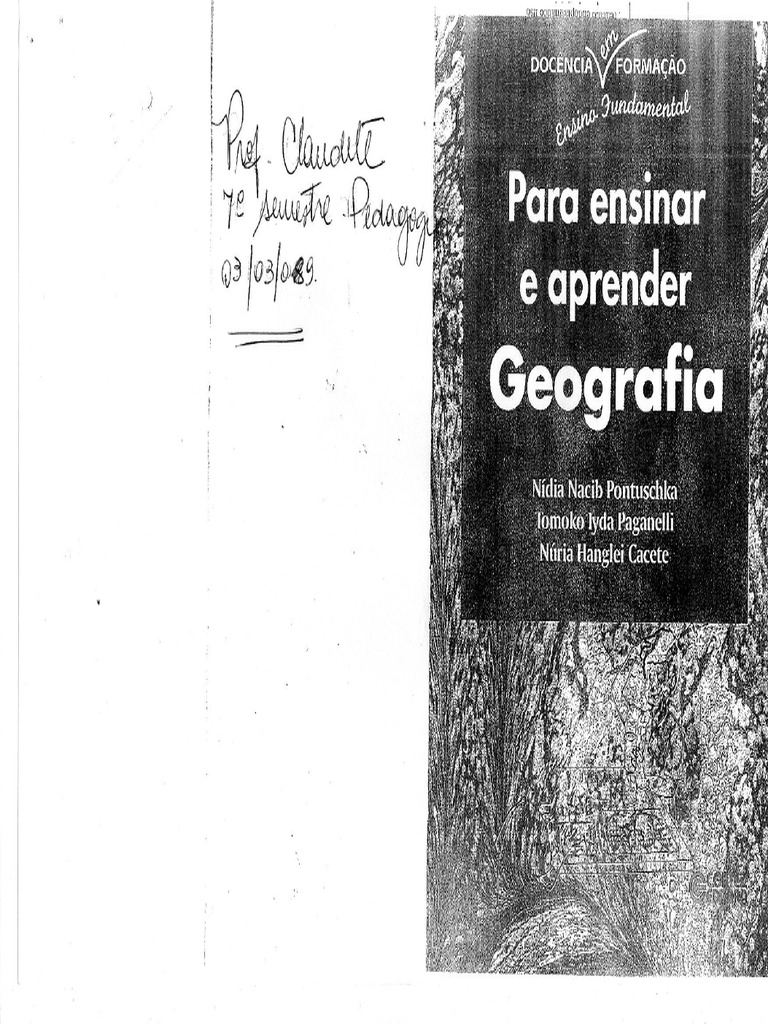 Para Ensinar e Aprender Geografia | PDF