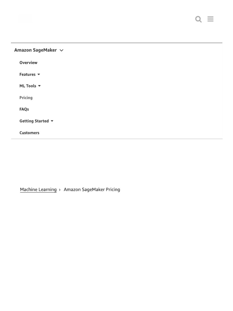 Aws Sagemaker Pricing | PDF
