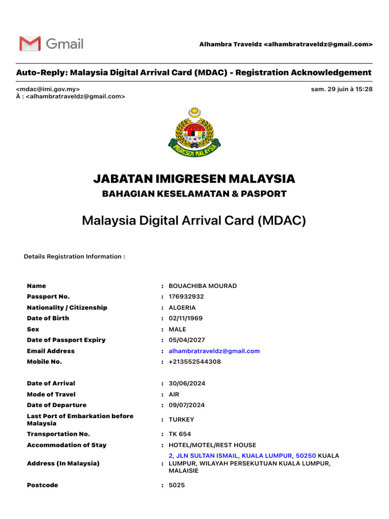 Malaysia Digital Arrival Card Mdac Guide For The Care
