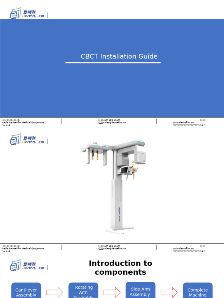 CBCT Installation Instructions Guide | PDF | Screw | Equipment