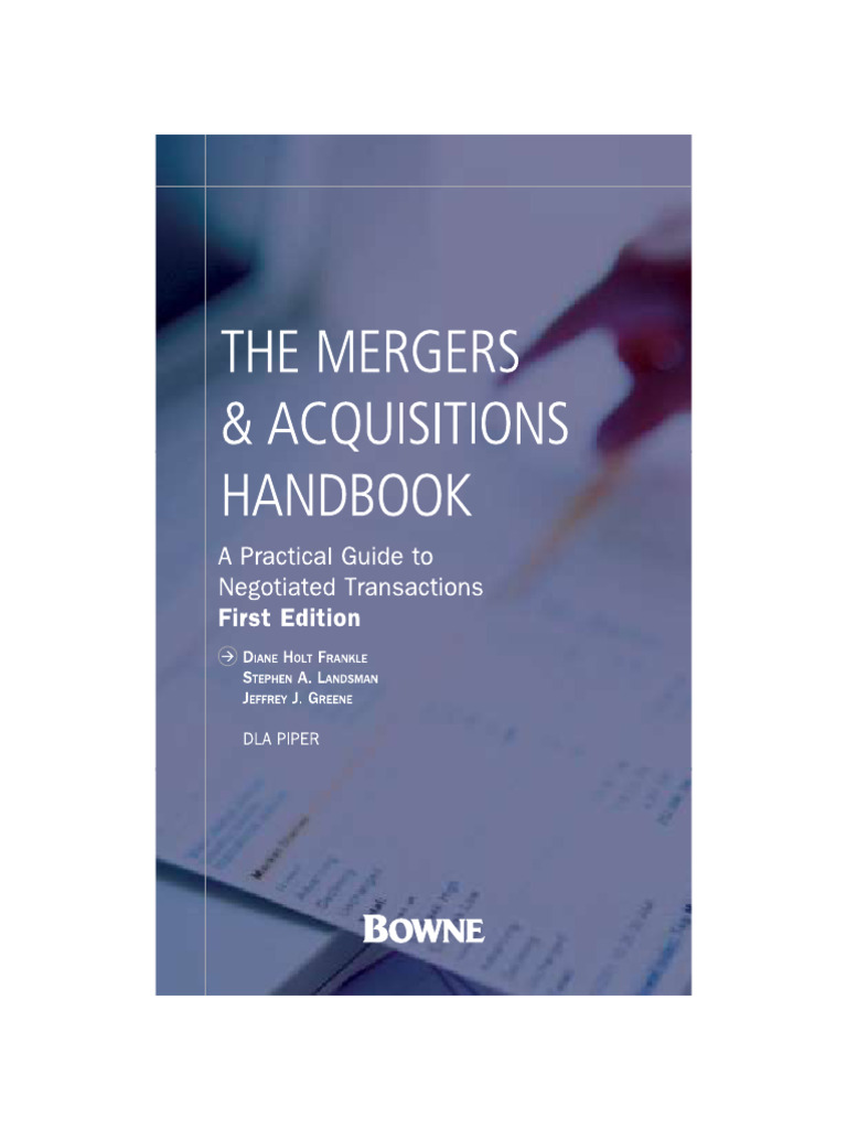 the Mand A Handbook DLAPIPER | PDF