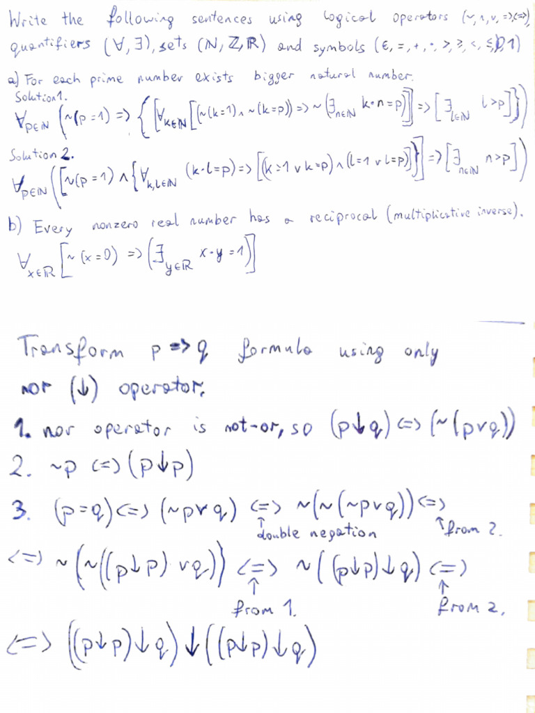Example Midterm Test Solutions | PDF