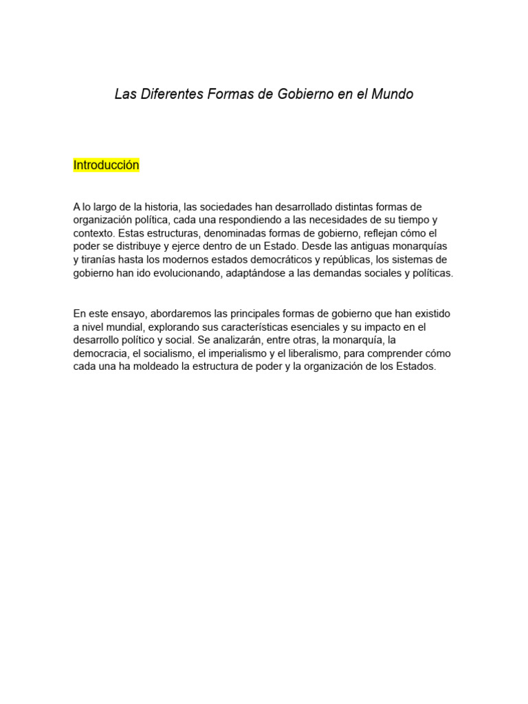 Ind Act3.1 | PDF | Gobierno | Monarquía