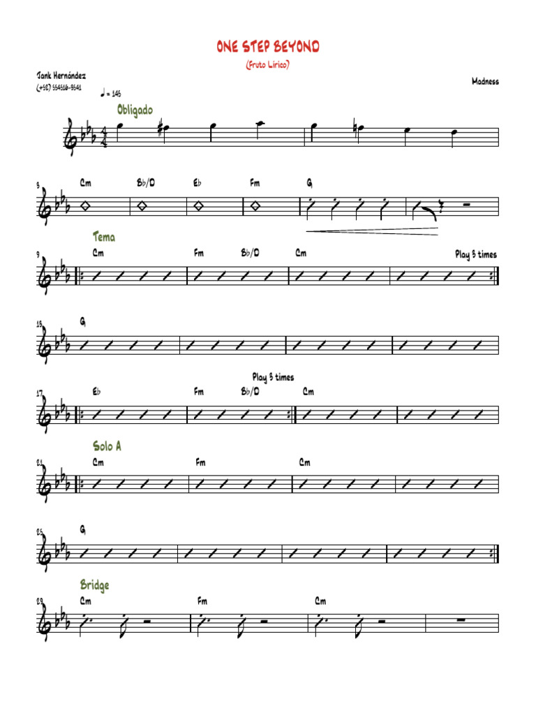 One Step Beyond Chart | PDF