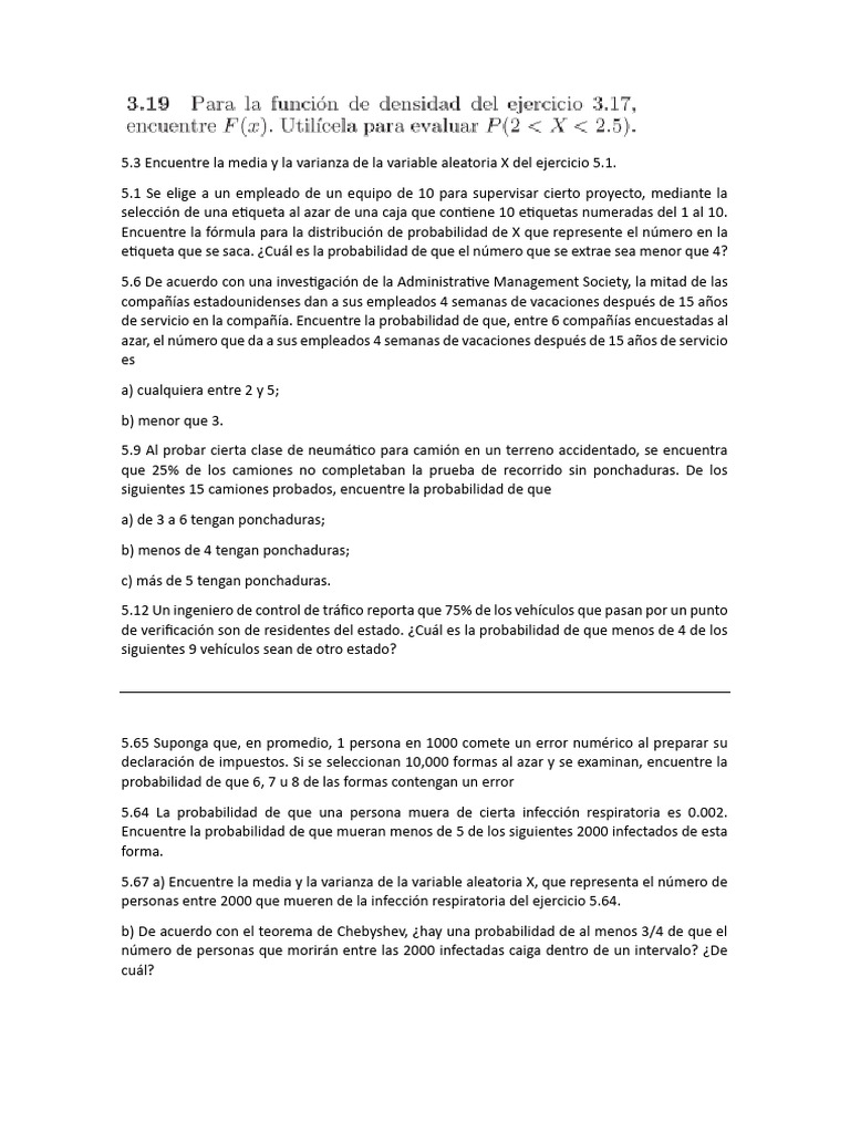 Imprimir Estadistica 2 | PDF | Distribución de veneno | Enseñanza de matemática