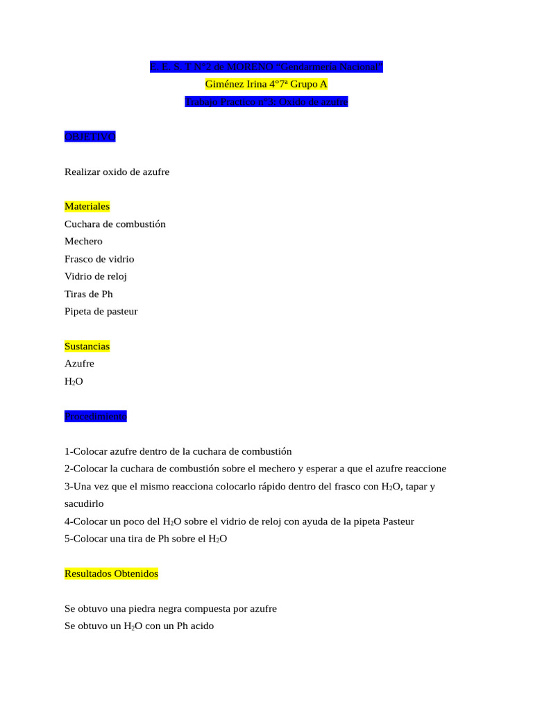 Informe TP 2 Gimenez Irina | PDF