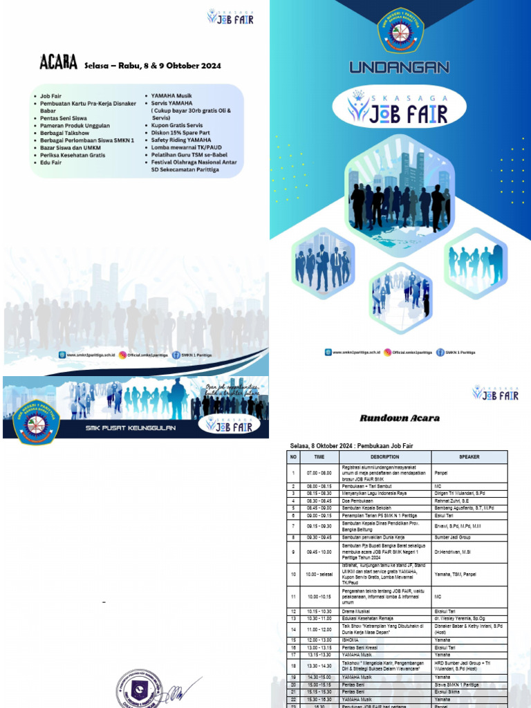 Undangan Alumni Job Fair SMKN 1 P3 | PDF