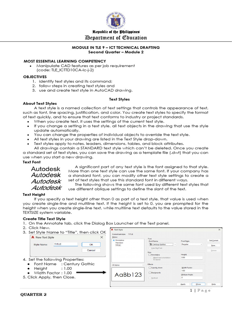 Tle9 Icttd Q2 M2 | PDF | Text | Computing