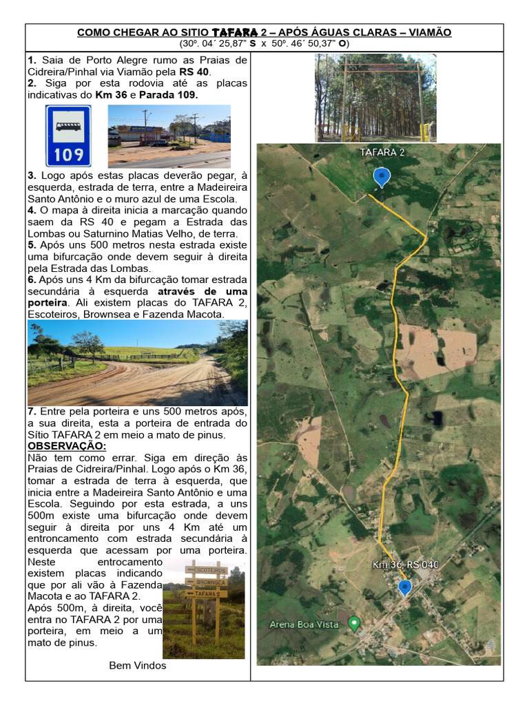 2022-09-12-Como Chegar Ao TAFARA 2 | PDF