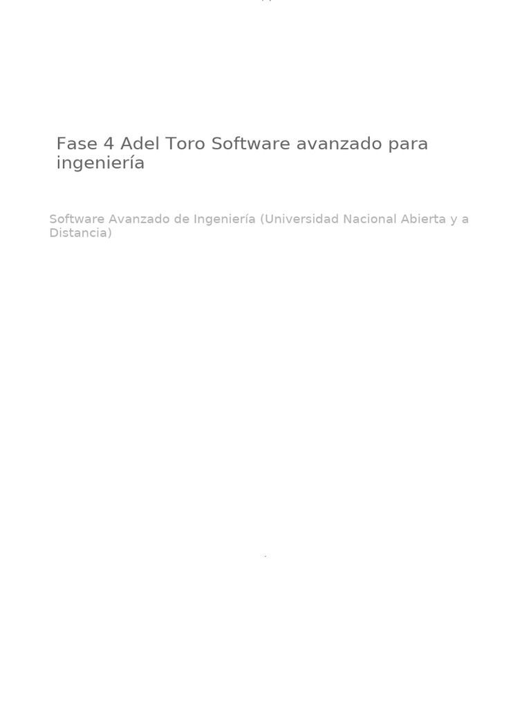 Fase 4 Adel Toro Software Avanzado para Ingenieria | PDF | Filtro ...