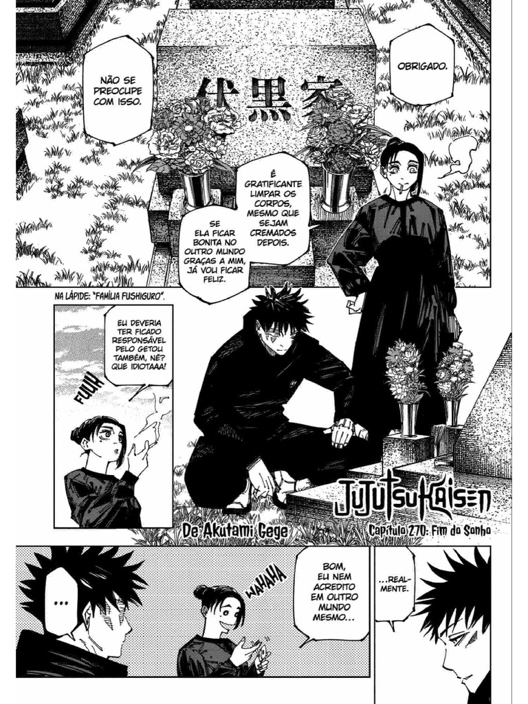 Jujutsu Kaisen 270 Cap - @QG - BALTIGO | PDF