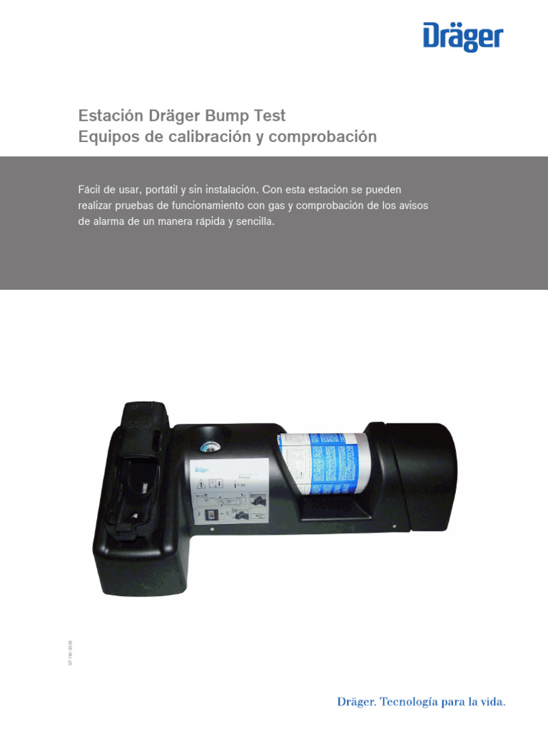 Bump Test Station Pi 9100209 Es Es | PDF | Oxígeno | Gases
