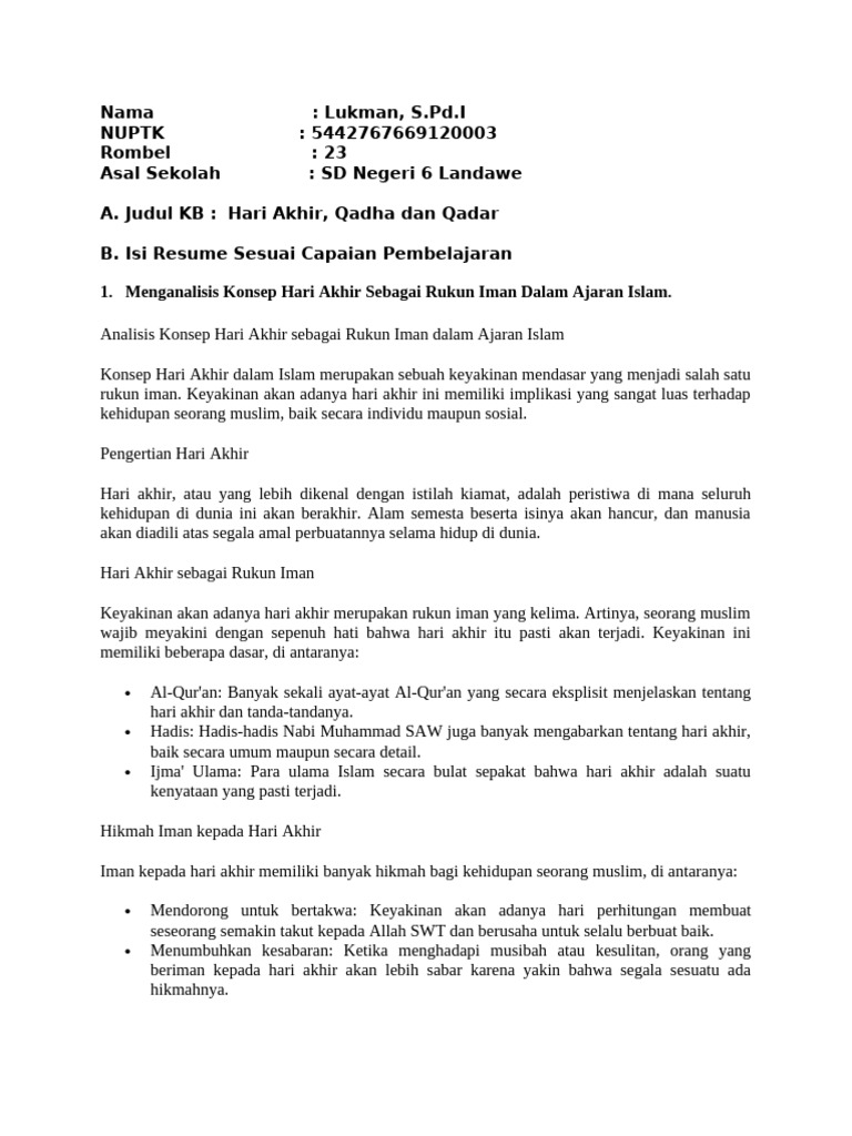 Resume Modul 7 KB 3 | PDF