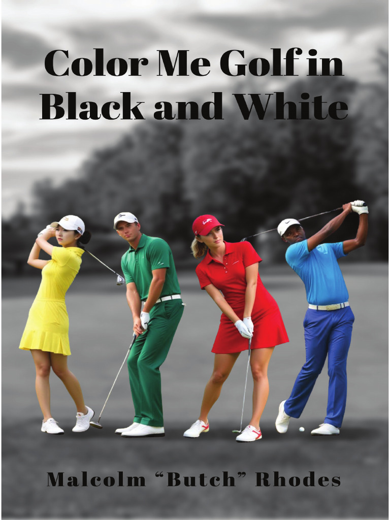 Color Me Golf in Black and White | PDF | Golf Course | Par (Score)