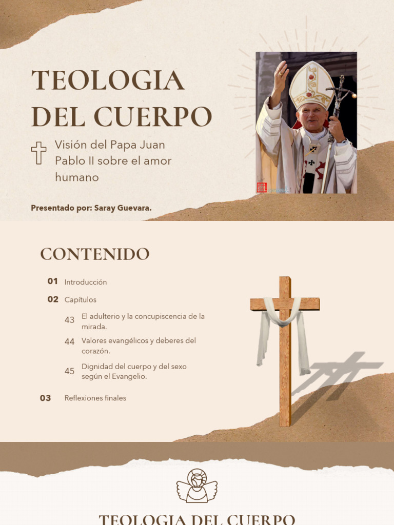 Teología del Cuerpo: Amor y Dignidad | PDF | Creencia religiosa y doctrina