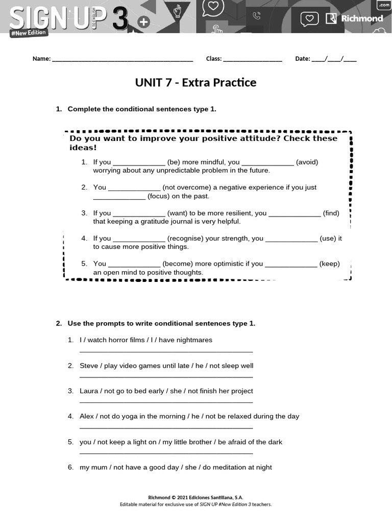 SUTE3NE TRM Extrapractice U7 | PDF
