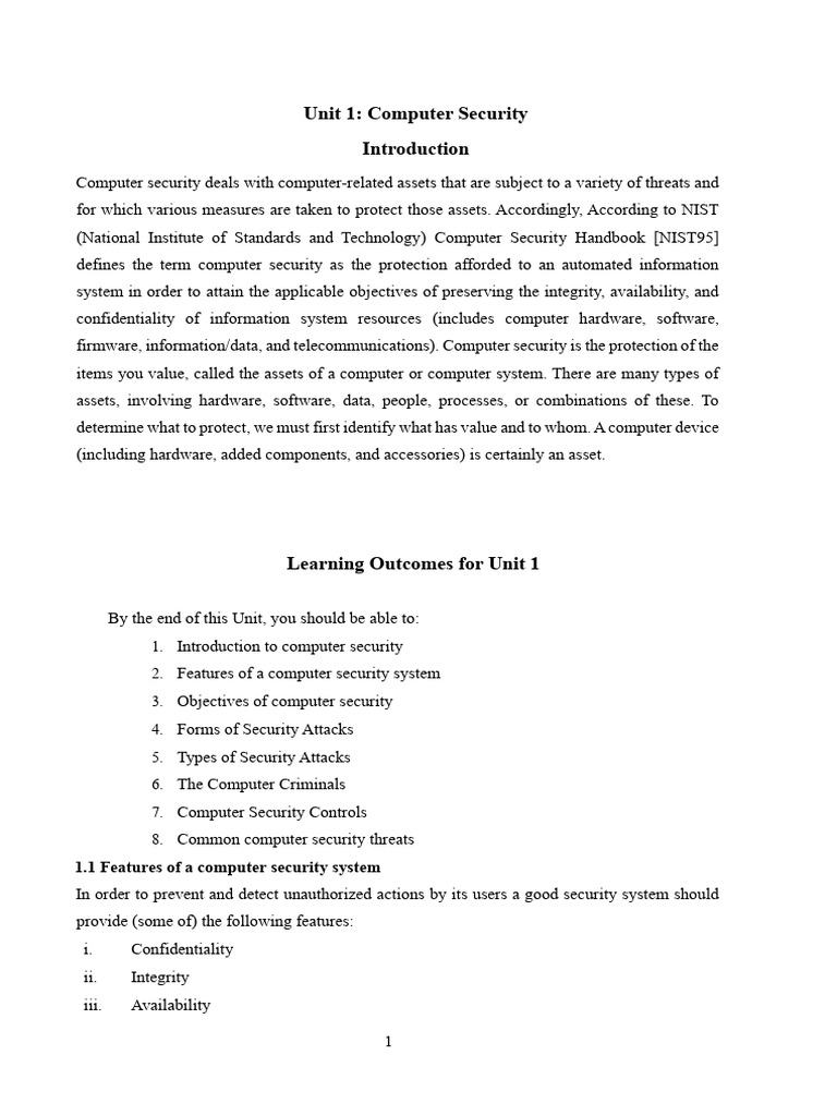 IMT 306 Computer Security-1 | PDF | Cryptography | Security
