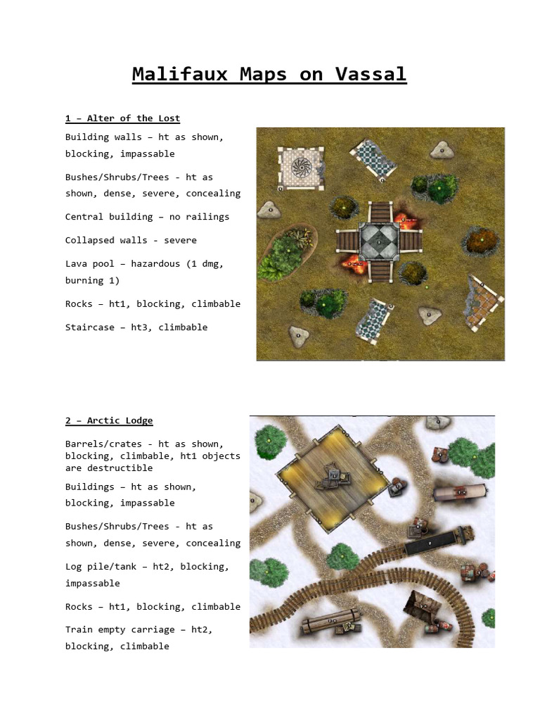 Malifaux Maps On Vassal | PDF | Shrub