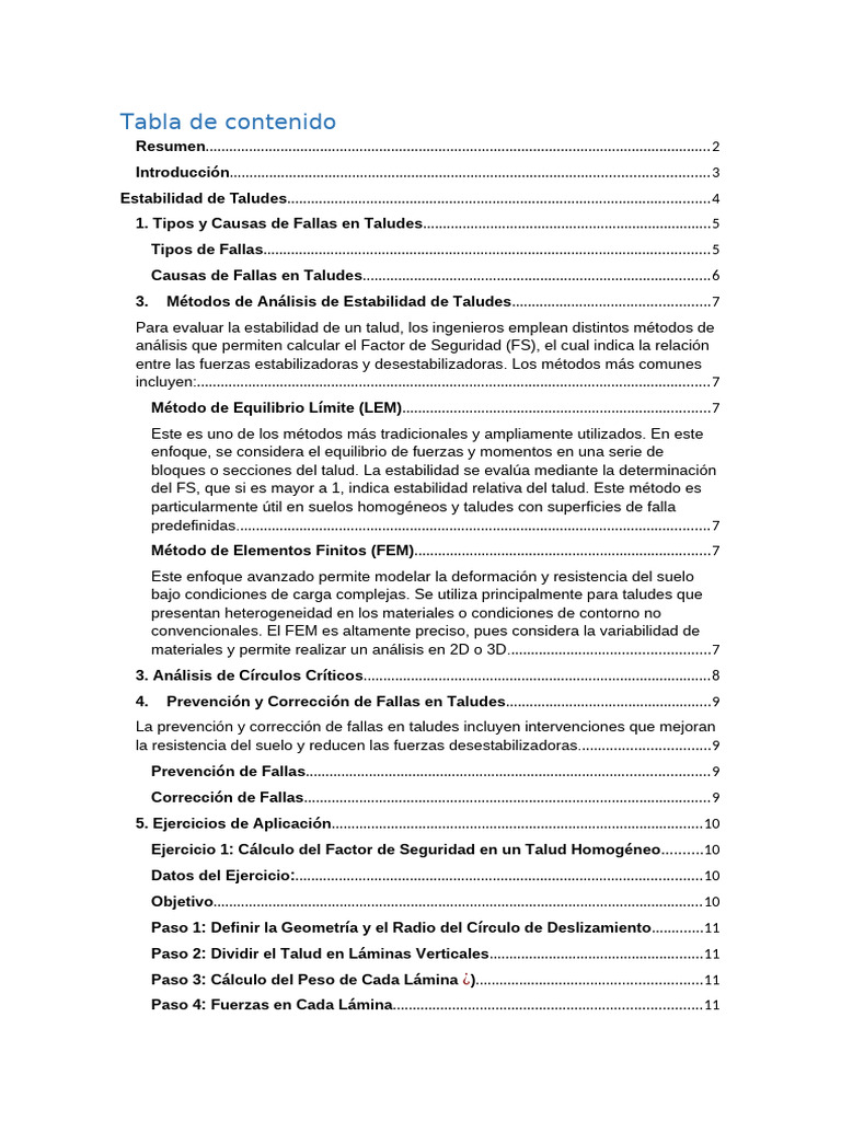 Estabilidad de Taludes y Análisis de Fallas | PDF | Falla (geología ...