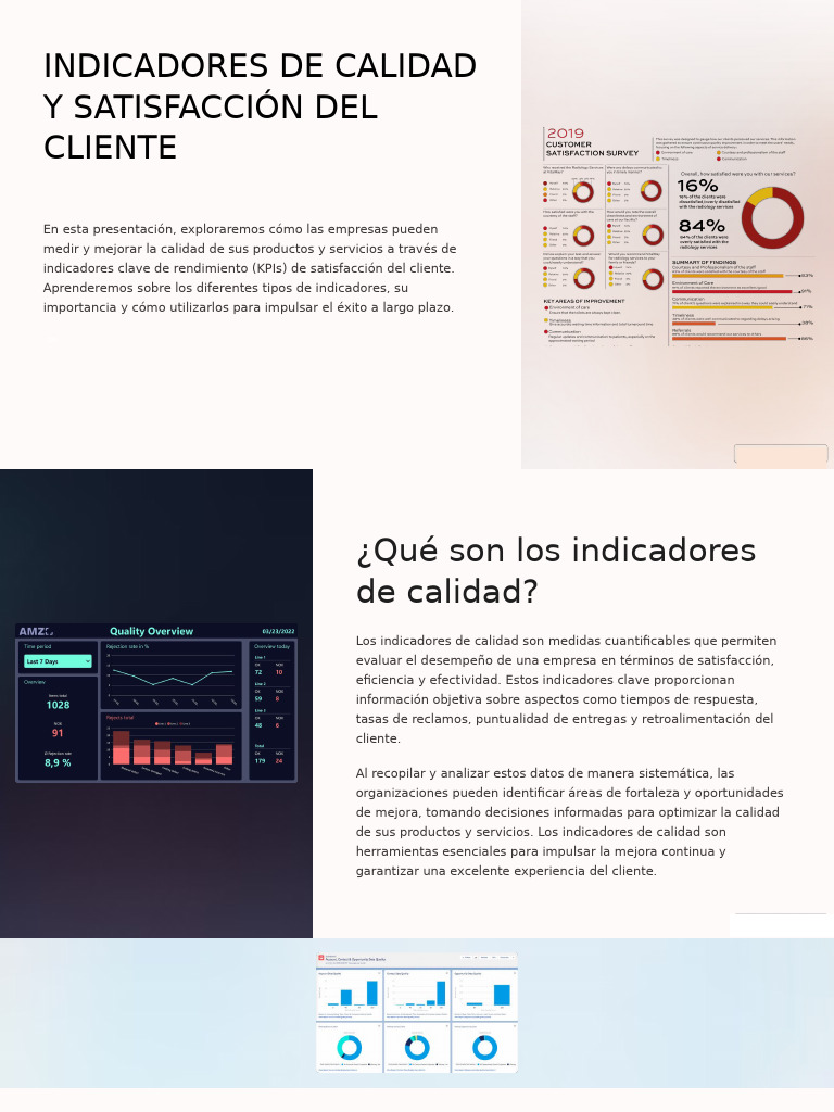 Indicadores de Calidad y Satisfacción Cliente | PDF | Calidad ...
