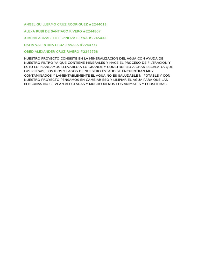 129 - Evidencia Stem 3 - Equipo 3 | PDF | Agua | Entorno natural