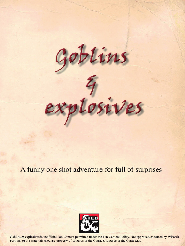 2383372-Goblins Explosives | PDF | Magician (Fantasy)