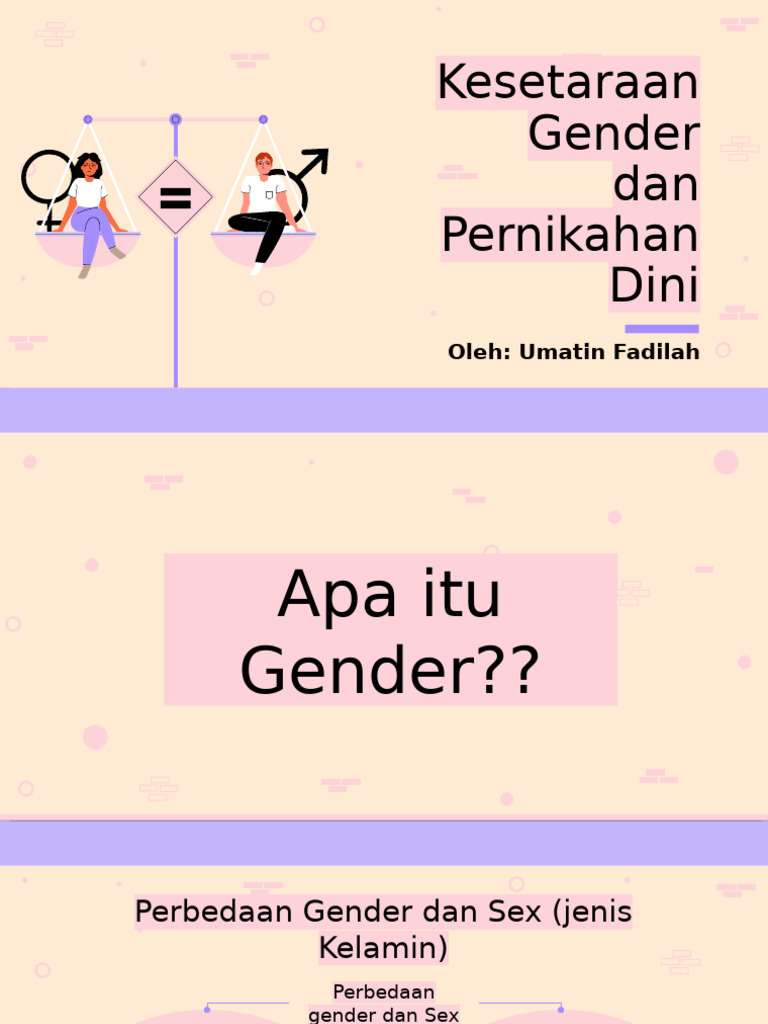 Kesetaraan Gender dan Pernikahan Dini | PDF | Kesehatan Holistik