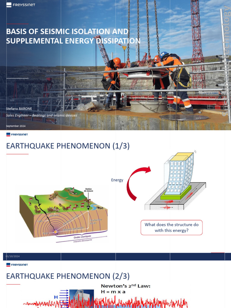 FREYSSINET - Basis of Seimic Isolation and Supplemental Energy Dissipation | PDF | Earthquake ...