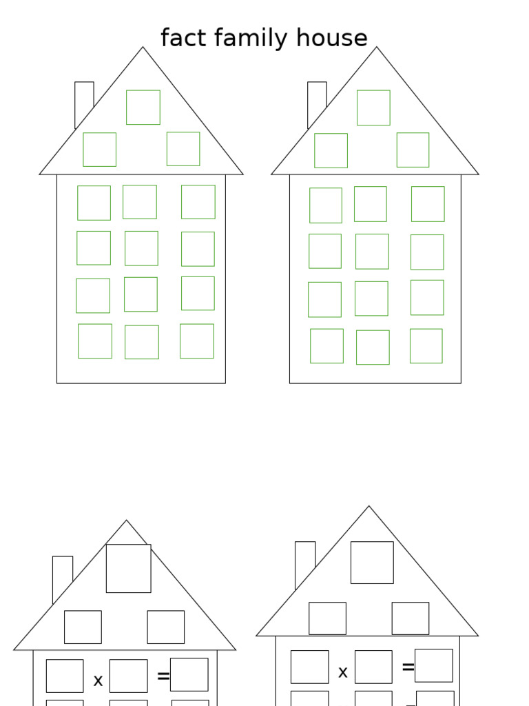 Fact Family House | PDF