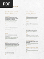Opiuci Bar Menu and Pricing Guide | PDF | Whisky | Soft Drink