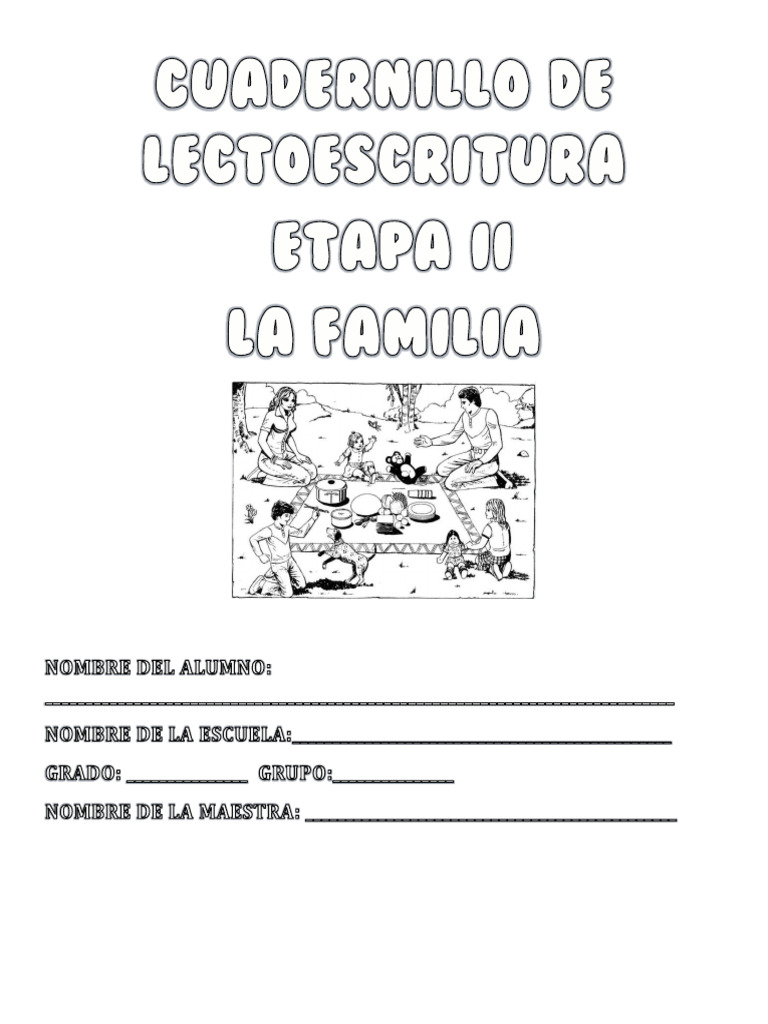 Cuadernillo de Lectoescritura Etapa Ii | PDF
