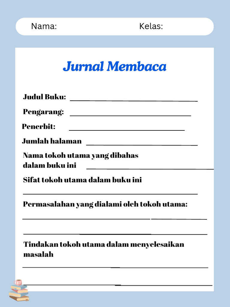 Jurnal Membaca Kelas 6 Pdf Fiksi Umum