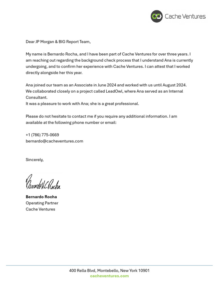 Dear JP Morgan | PDF