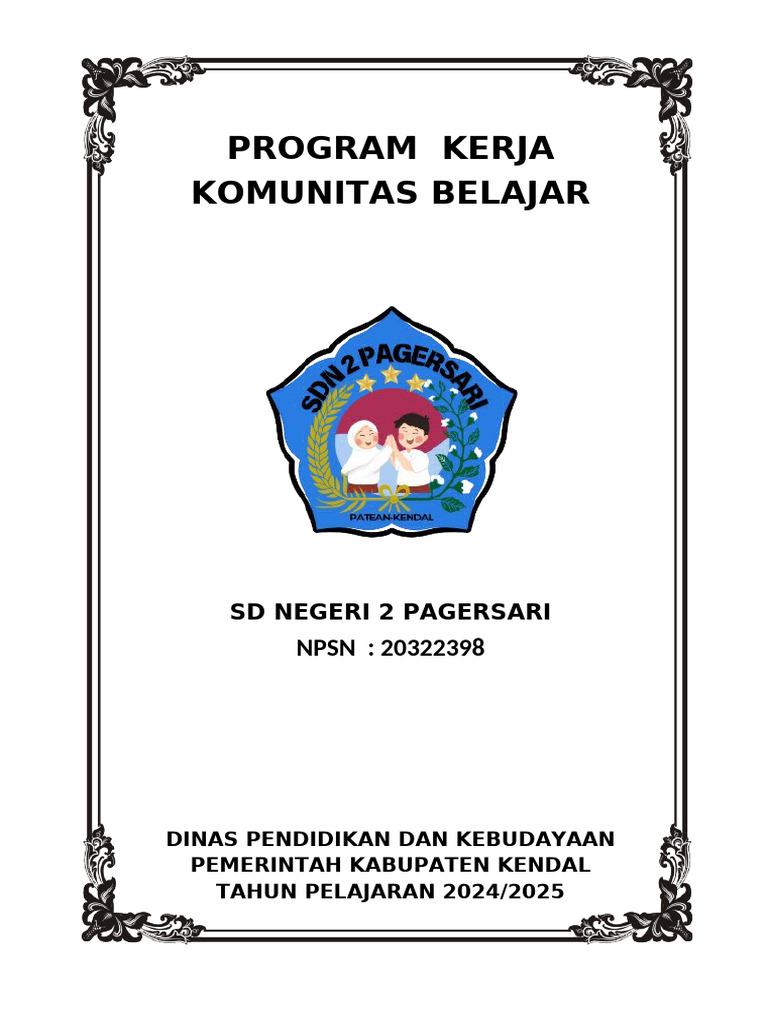 SK Dan PROKER KOMBEL SD | PDF | Karier & Perkembangan