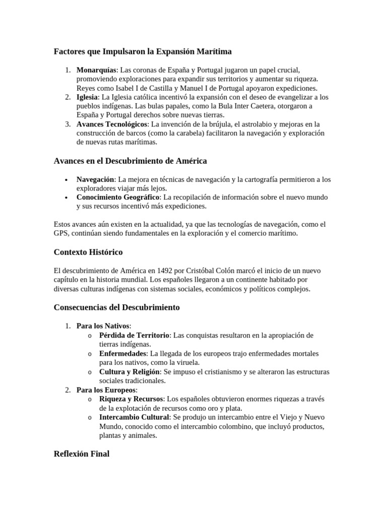Factores Que Impulsaron La Expansión Marítima | PDF | Feudalismo | Comercio