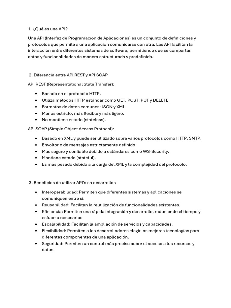 Investigacion APIs | PDF | Jabón | Informática