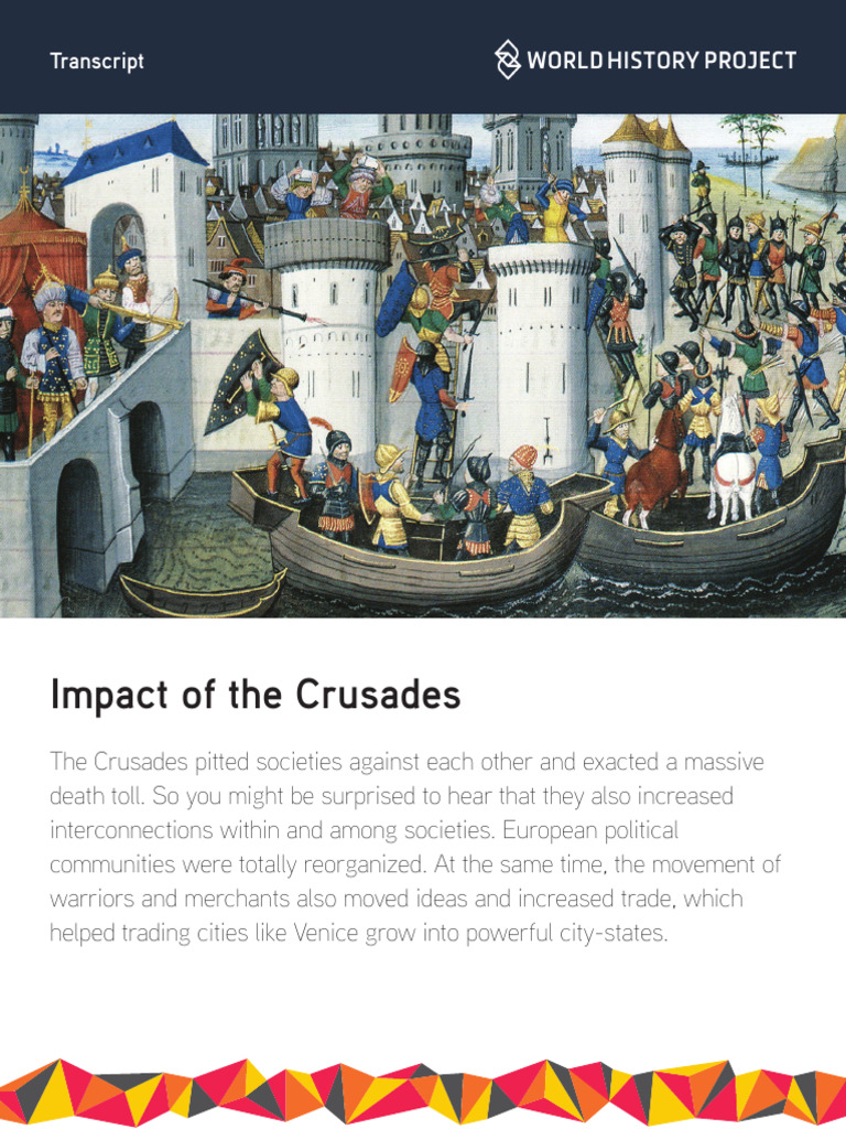 Crusades: Death Toll and Impact | PDF | Crusades | Republic Of Venice