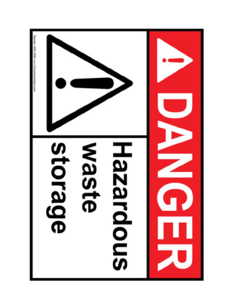Hazard Danger Signs | PDF