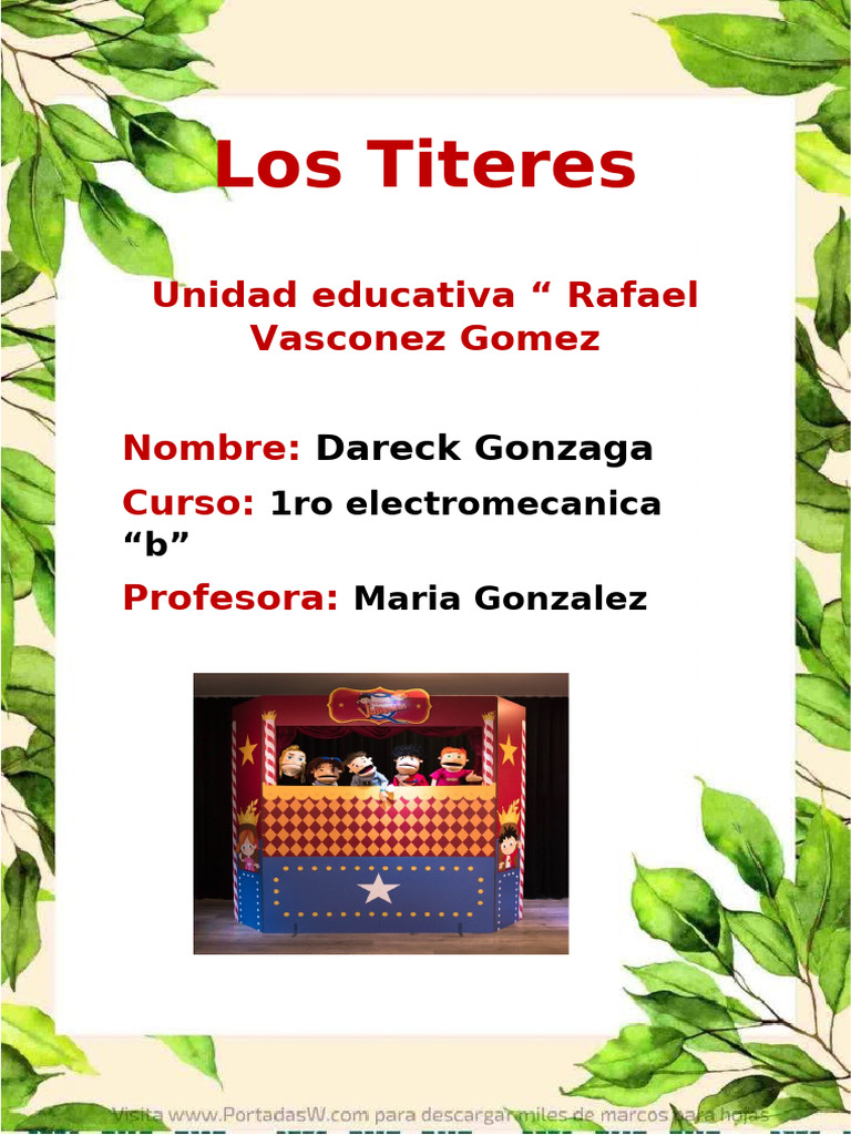 Los Titeres | PDF | Libros para adolescentes | Clásicos
