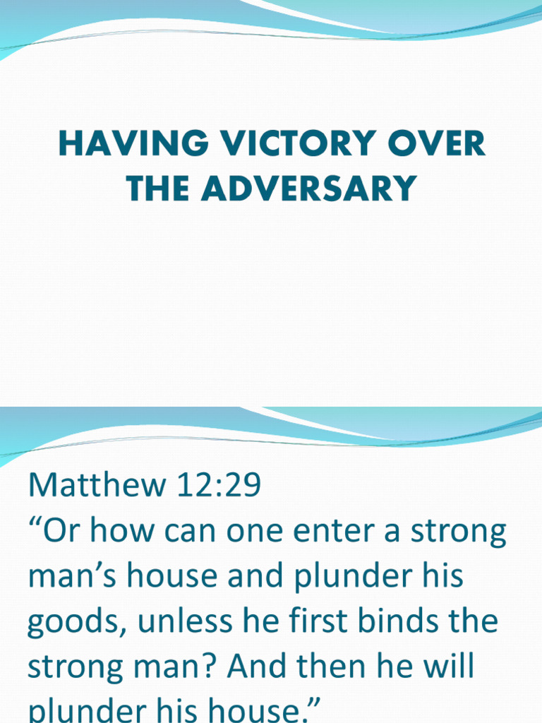 Spiritual Armor and Victory Steps | PDF | Self-Improvement