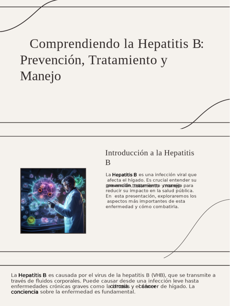 Slidesgo Comprendiendo La Hepatitis B Prevencion Tratamiento y Manejo ...