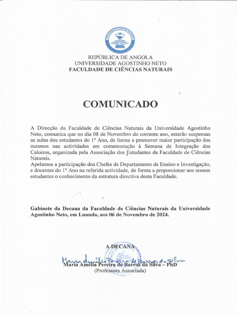 Comunicado | PDF