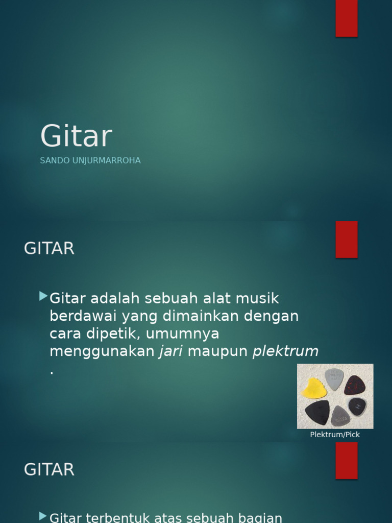 Materi Kelas XI Gitar | PDF