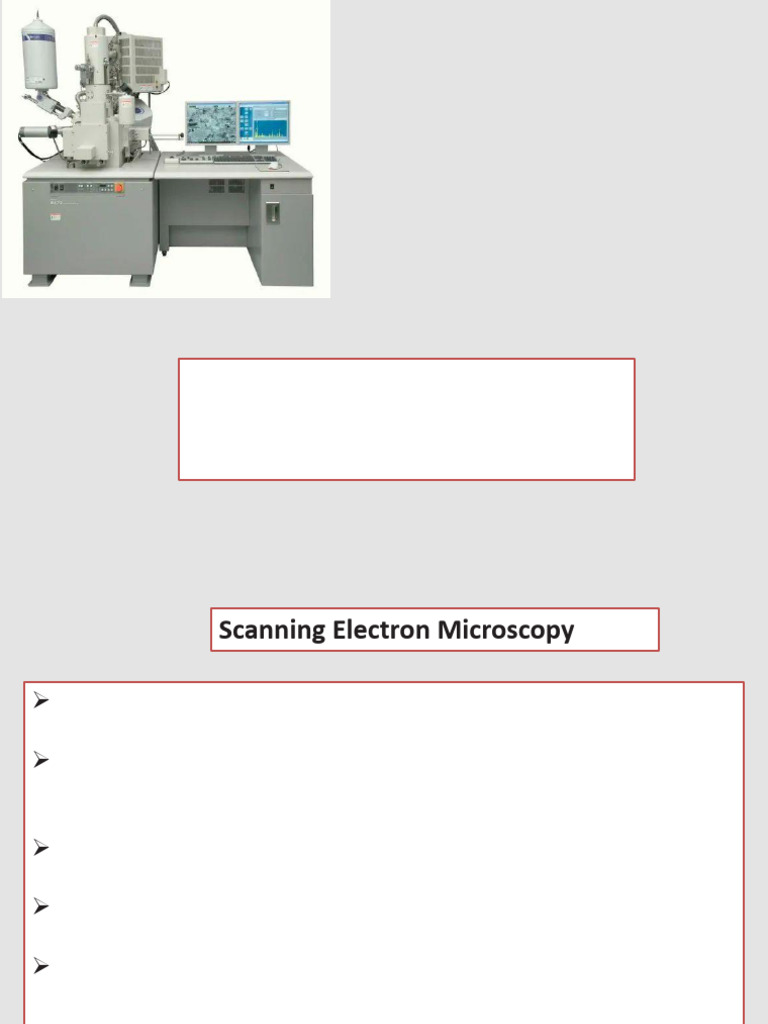 12.sem I | PDF | Scanning Electron Microscope | Microscope