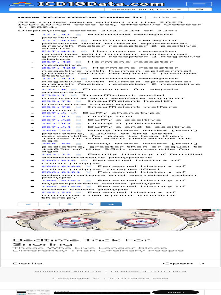 New ICD-10 Codes for 2025 | PDF | Colorectal Cancer | Digestive Diseases
