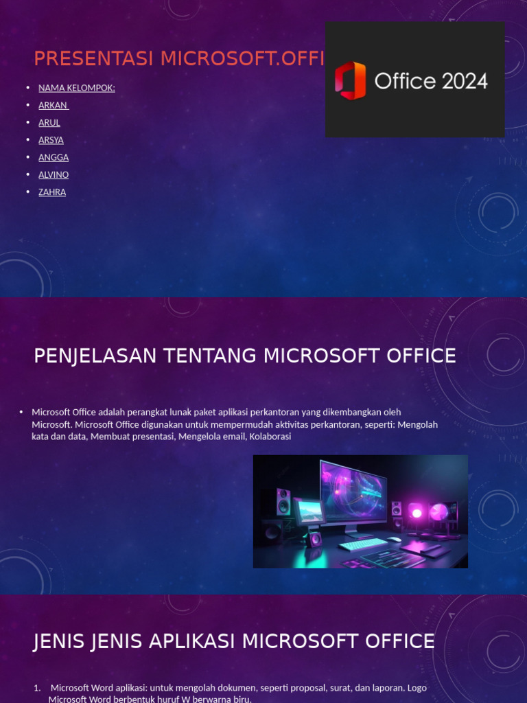 Presentasi Microsoft Office | PDF | Karier & Perkembangan