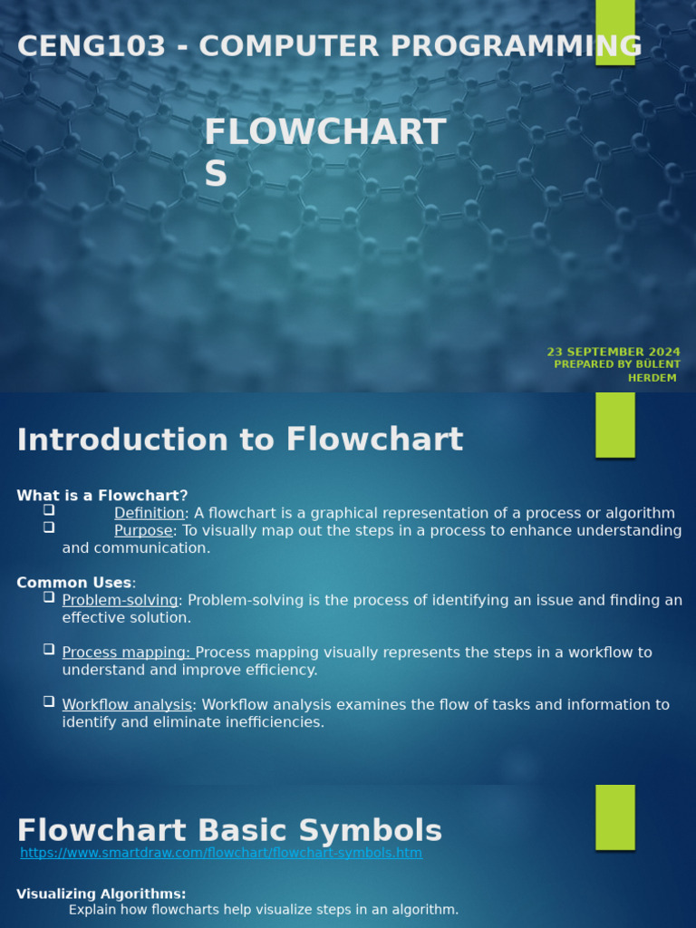Week 2-3 FLOWCHARTS | PDF | Algorithms | Workflow