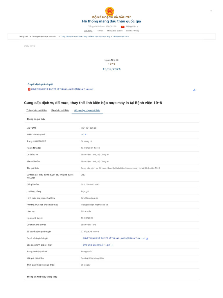 Lựa Chọn Nhà Thầu - EGP - v2.0 - EGP | PDF