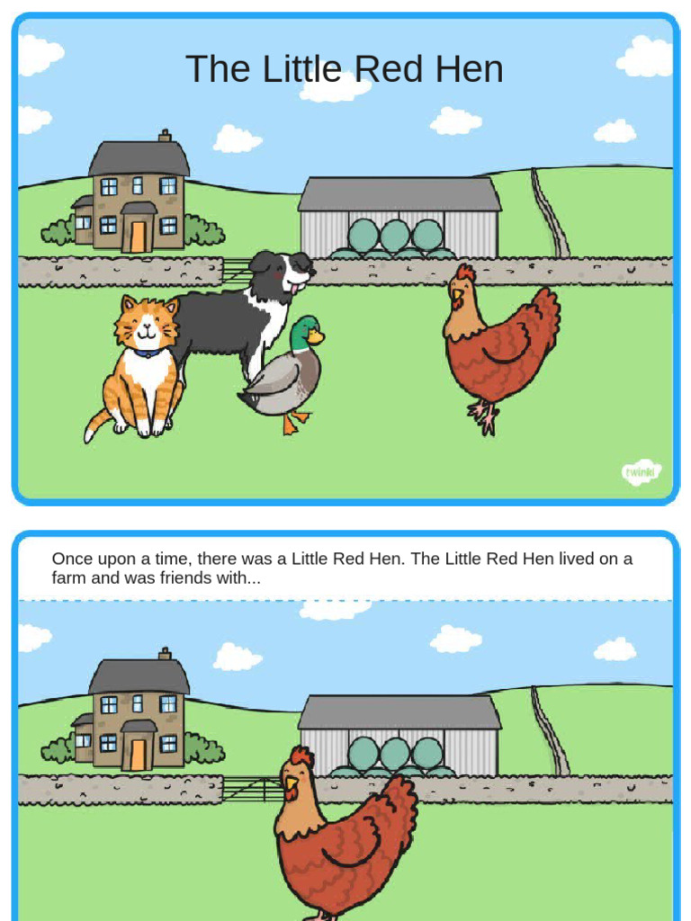 T T 11090 The Little Red Hen Story Powerpoint Ver 1 | PDF | Cooking ...